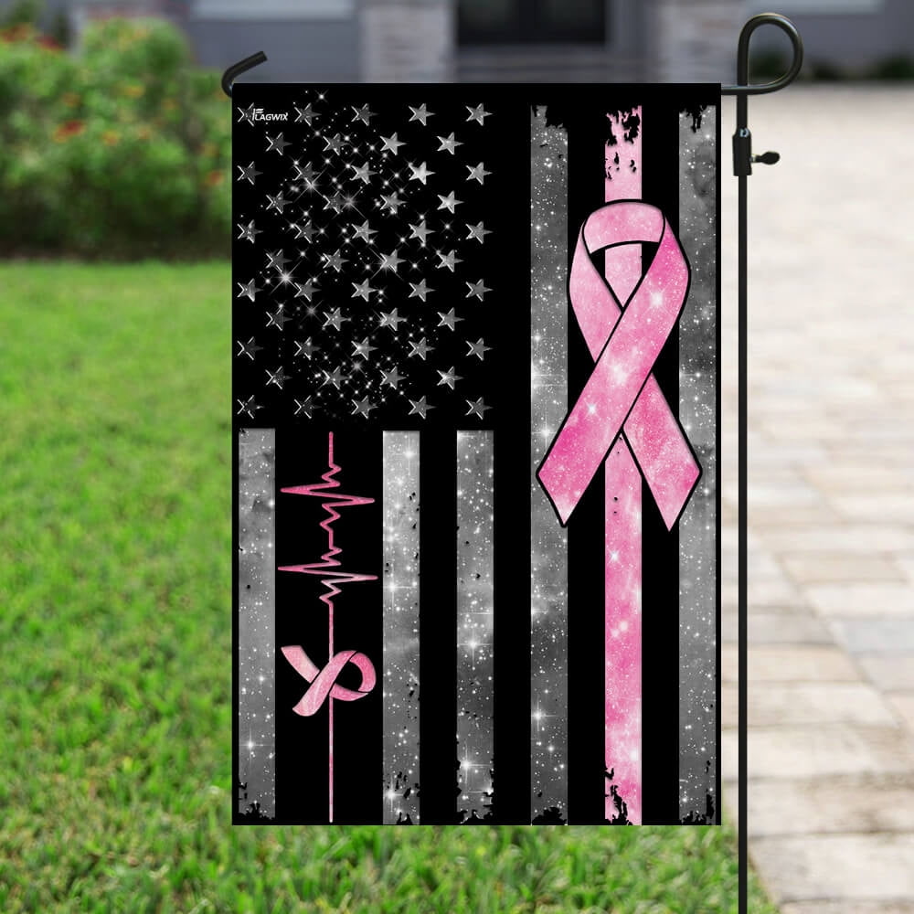 Flagwix Breast Cancer Decoration, Breast Cancer Awareness Flag - Garden ...