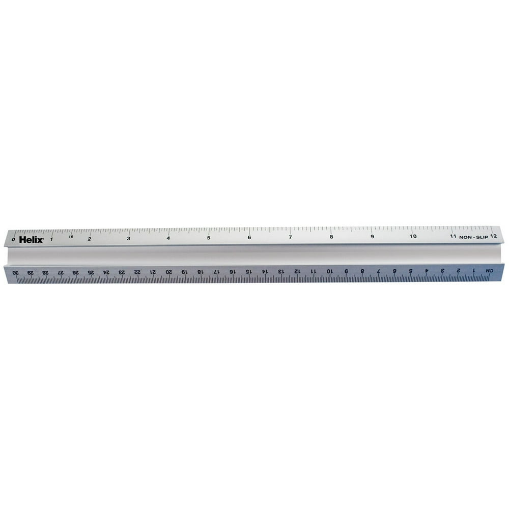 Helix Stainless Steel Safety Ruler, 12" - Walmart.com - Walmart.com