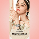 TAXAU Luxury Gold Watches For Womens Diamond Womens Watches With Gold Stainless Steel Band ...