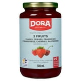DORA STRAWBERRY, RASPBERRY AND CHERRY TRADITIONNAL LIGHT WITH PECTIN ...