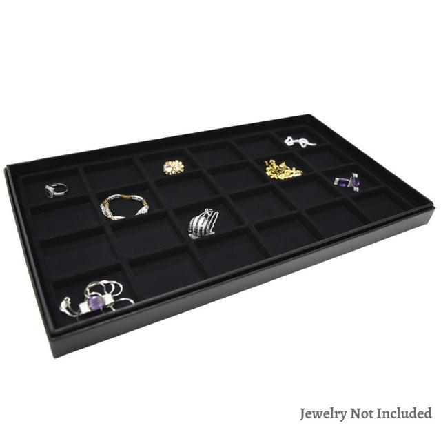 Novel Box Jewelry Cardboard Display Case And Lid With Jewelry Slot Tray ...