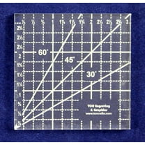 3" Square Ruler -Acrylic 1/8" Thick. Quilting/sewing - Walmart.com