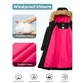 ZSHOW Girls' Waterproof Winter Puffer Jacket, Long Parka Coat with ...