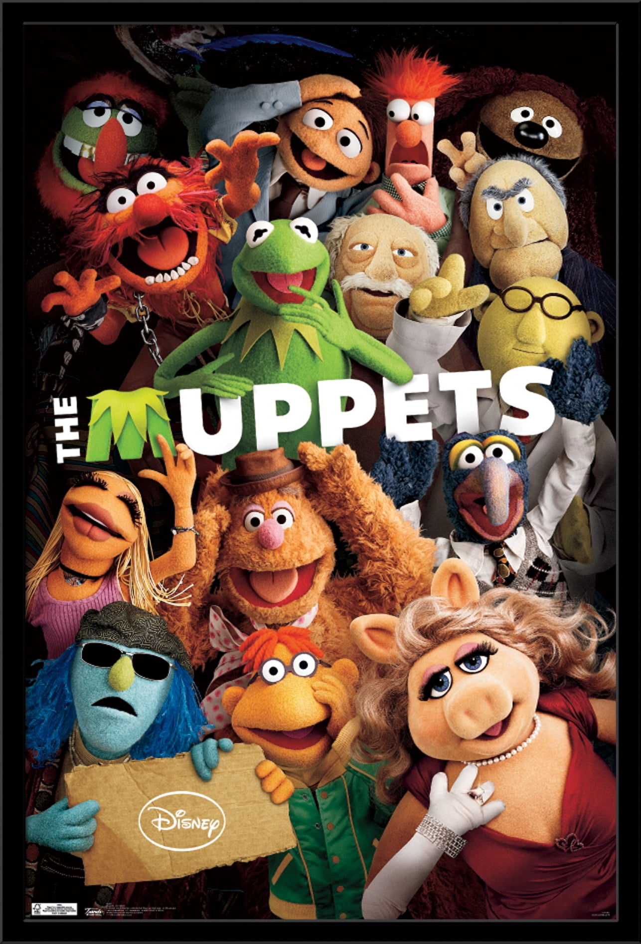 Disney The Muppets - One Sheet Wall Poster, 22.375" x 34", Framed ...