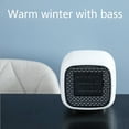 Unbranded White 800W Corded Electric Mini Quick-Heat Portable Space ...