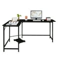 Clearance! L-Shaped Computer Desk with CPU Stand, Industrial Office ...