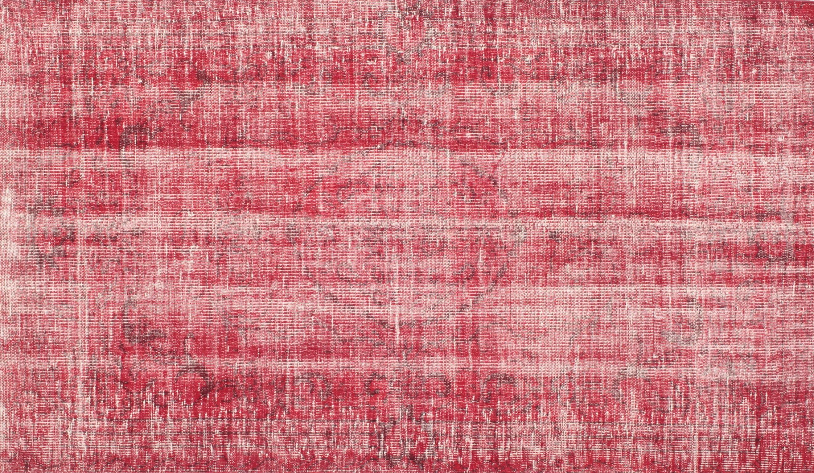 Ahgly Company Indoor Rectangle Contemporary Light Coral Pink Abstract ...