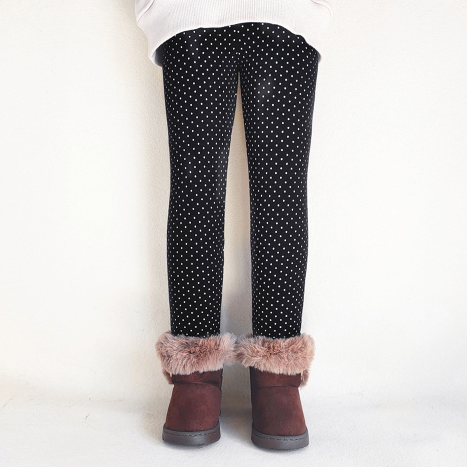 Click here for Yousnh Kids Girls Fleece Lined Leggings Winter Cot... prices