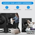 "Matalde 2-in-1 Heavy Duty Washer Dryer Pedestal, 28"" Laundry Riser ...