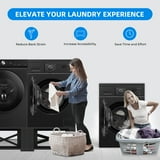 "Matalde 2-in-1 Heavy Duty Washer Dryer Pedestal, 28"" Laundry Riser ...