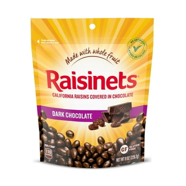 Nestle Dark Chocolate Real Fruit Raisinets, 8 Oz. - Walmart.com