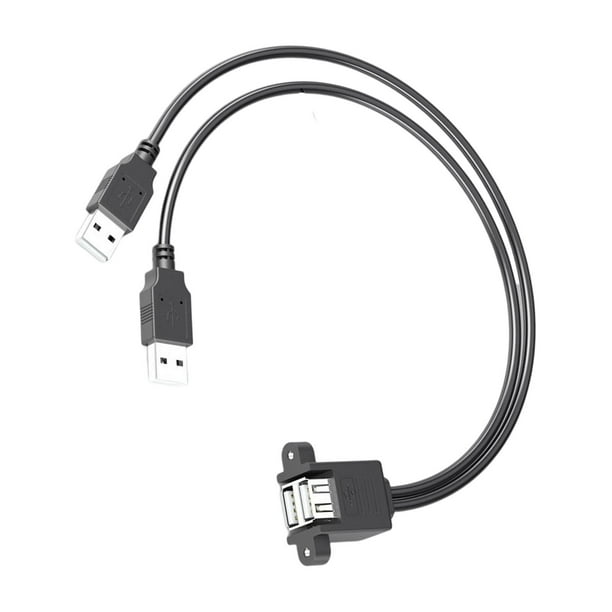 USB 2.0 Extension Cable Double Cable USB Splitter for 0.5m - Walmart.ca