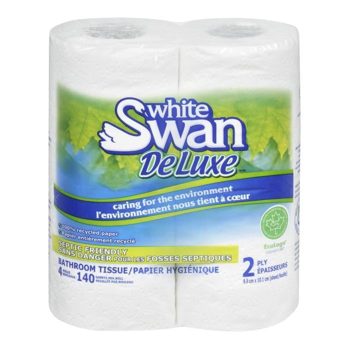 Bathroom Tissue Toilet Paper 2-Ply Toilet Tissue 140 Sheets Per Roll -4 ...
