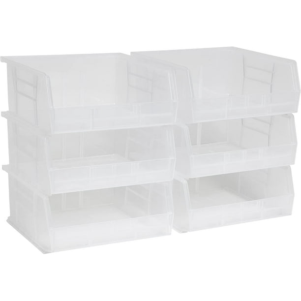 Akro-Mils Stackable Storage Bins, AkroBins Stacking Organizer, 11"x11 ...