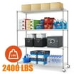 TRINITY EcoStorage® 5-Tier Commercial Wire Shelving w/ Baskets & Wheels ...
