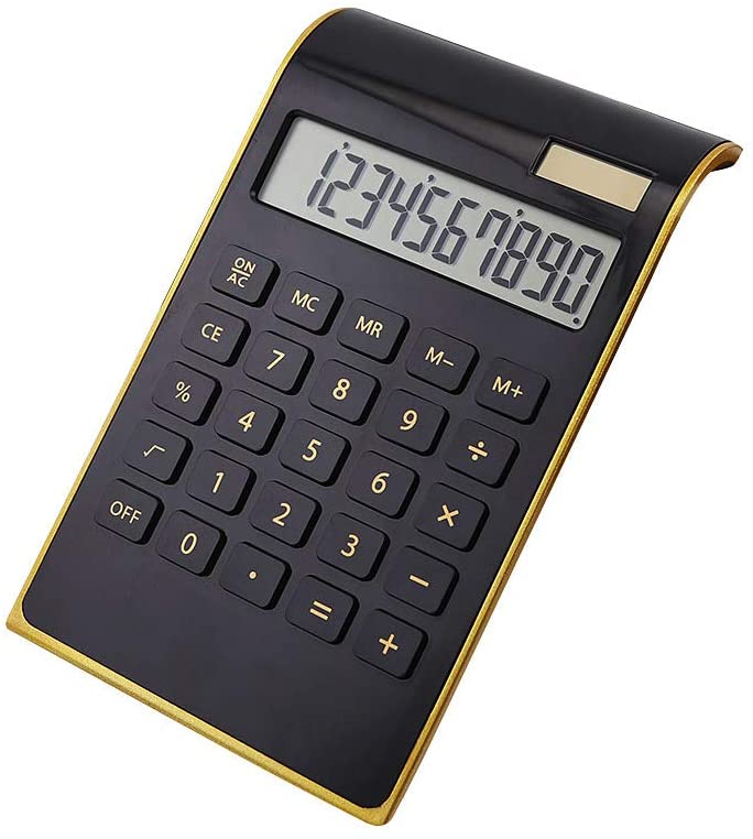 Dual Powered Calculator,Ultra Thin Solar Power Calculator for Home ...