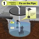 FLUENTPOWER Sump Pump Vertical Mechanical Float Switch, Universal Float ...