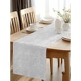 Abstract Tree Branch on Gray Table Runner 70 Inches Long,Kitchen Dining ...