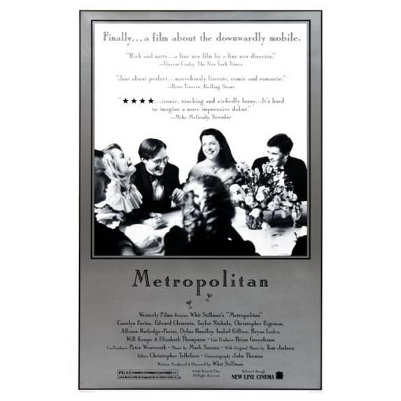 Metropolitan Movie Poster 16x24 Poster Medium Art Poster 16x24 Unframed ...