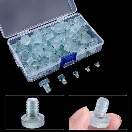Glass Table Top Bumpers Clear Rubber Table Glass Bumper with Stem 5 ...
