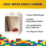 LEGO Storage Products: 41141735 4-Stud Brick Shelf White - Walmart.com