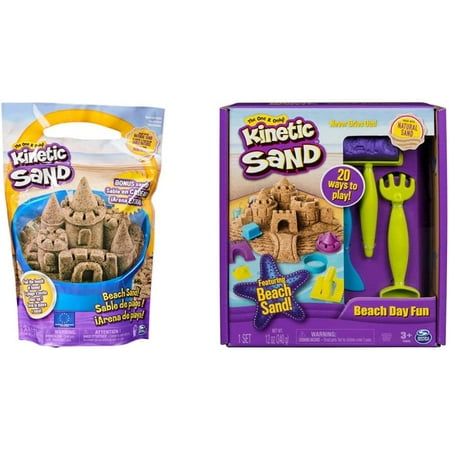 Kinetic Sand, The Original Moldable Play Sand, 3.25lbs Beach Sand ...