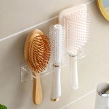 Lirehad Wall Mounted Acrylic Comb Rack Organizer Easy Installation ...