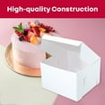 Walmart 14x14x6 Easy Open Cake Box, Pack of 12, Perfect for Cakes ...