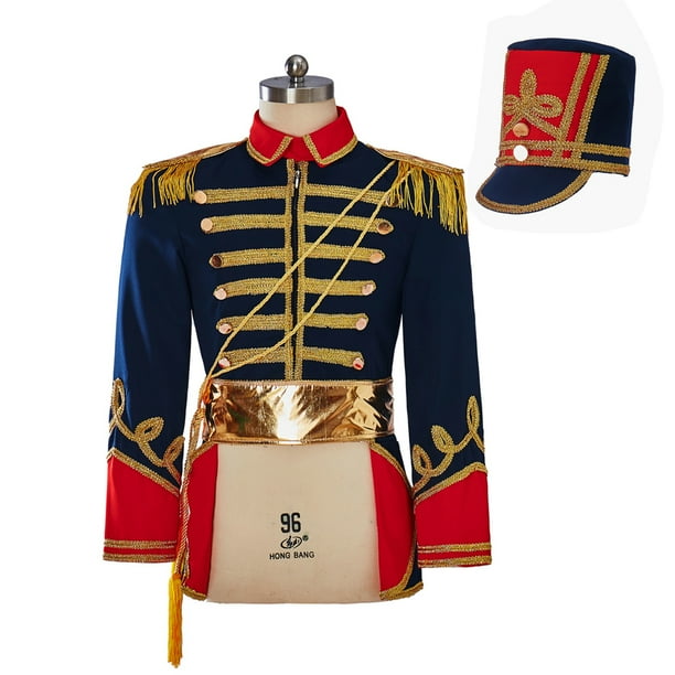 Nutcracker Costume Medieval Royal Military Uniform Jacket Colonial ...