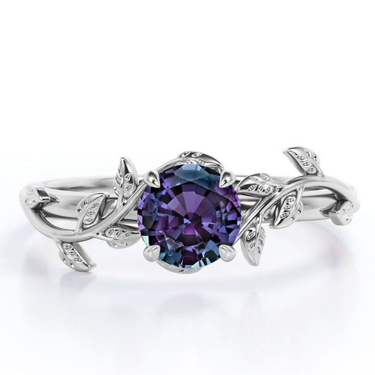 Alexandrite Engagement Rings