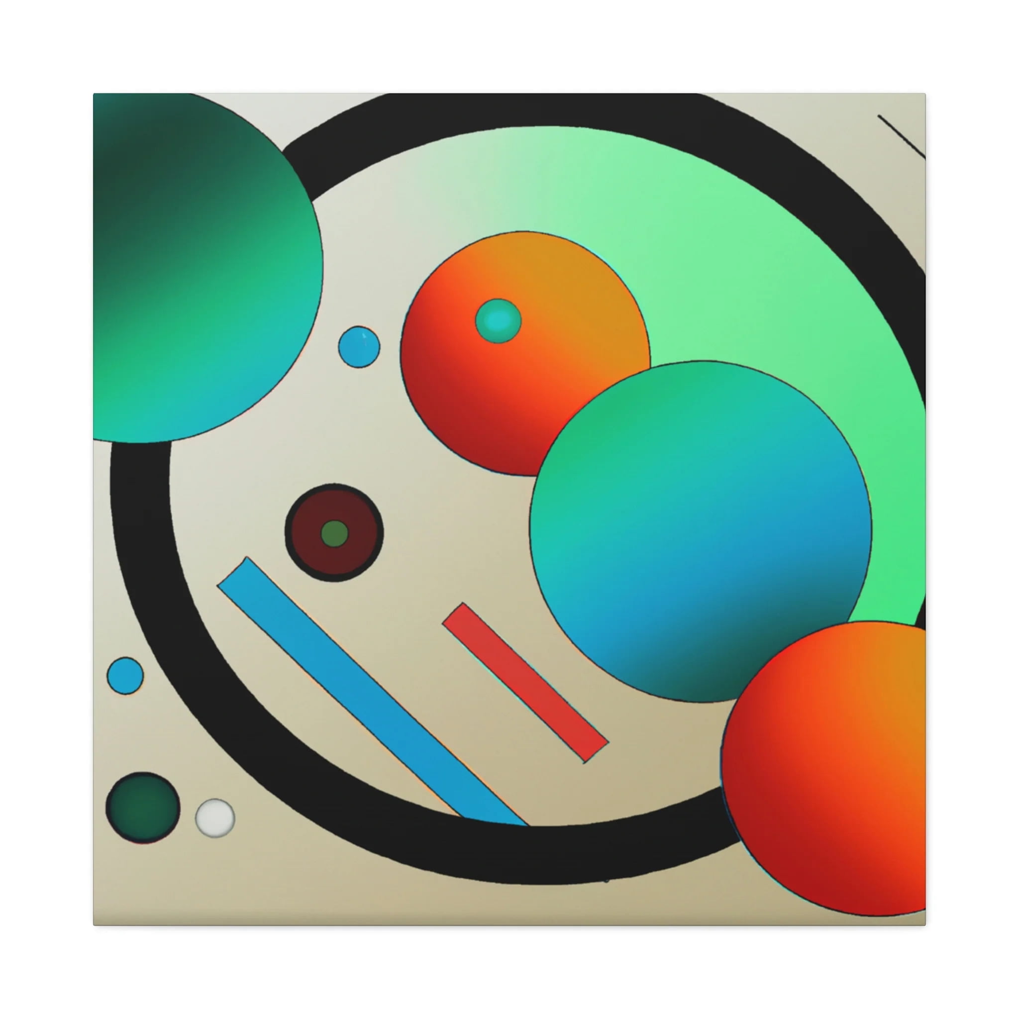 Ethereal Technicolor Dreamscape - Canvas - Walmart.com