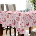 54x72in Square Printed Tablecloth Easy-Care Decorative Table Cloth for ...