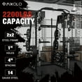 Mikolo Smith Machine Home Gym, 2200 lbs Power Rack Cage with Cable ...