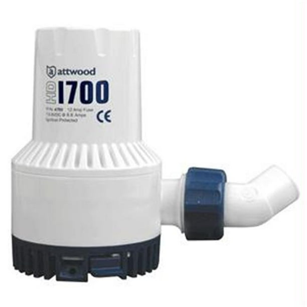 Attwood Heavy-Duty Bilge Pump 1700 Series - 12V - 1700 GPH - Walmart.com