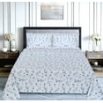 Ruvanti Flannel Sheets Queen Size 100 Cotton Brushed Bed Sheet Sets