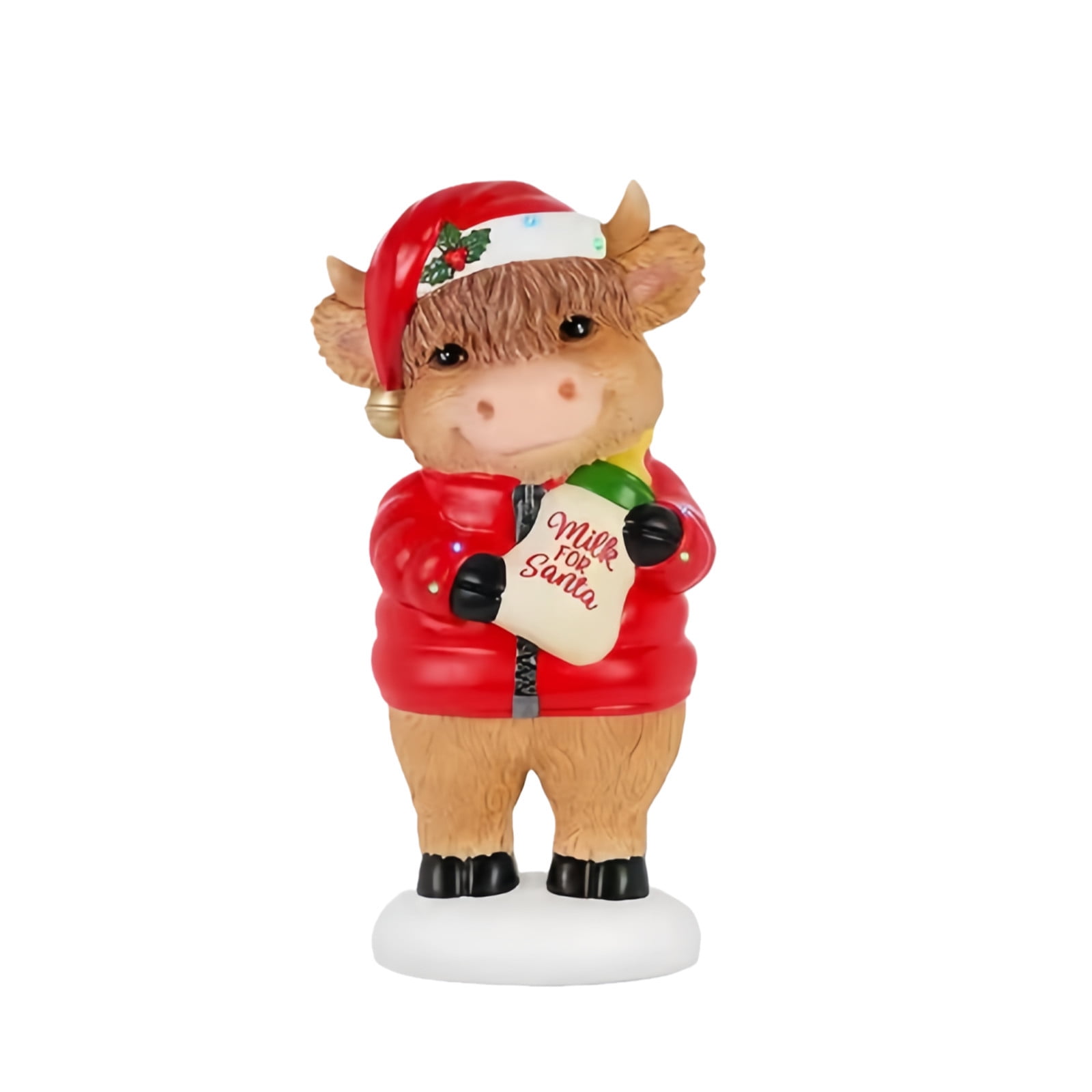 Click here for Fozruso Cows And Led Lights Resin Decorations The... prices