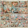 SunWMart Scrapbook Paper Pack A5 Size 16 Sheets Craft Paper Single ...