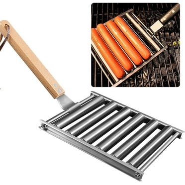 KFFKFF Sausage Grill Device with 7 Rollers, Capable of Holding 18 Hot ...