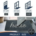 Door Mat, Welcome Hello Mat Front Floor Doormat Entry Rug for Outdoor ...