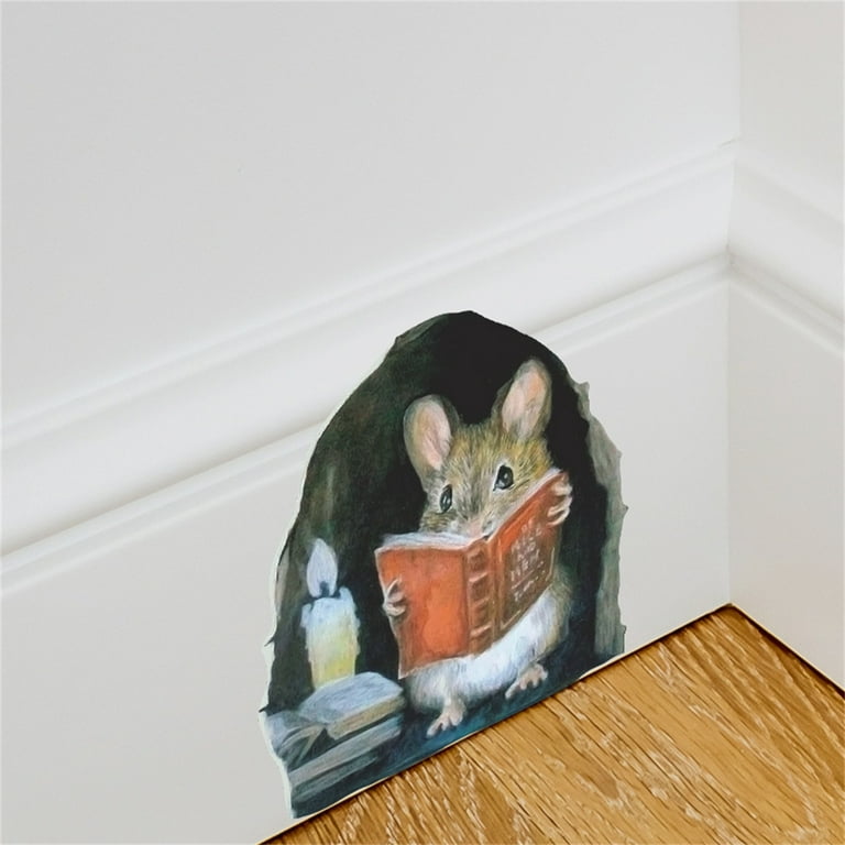 Mouse Hole Wall Decal