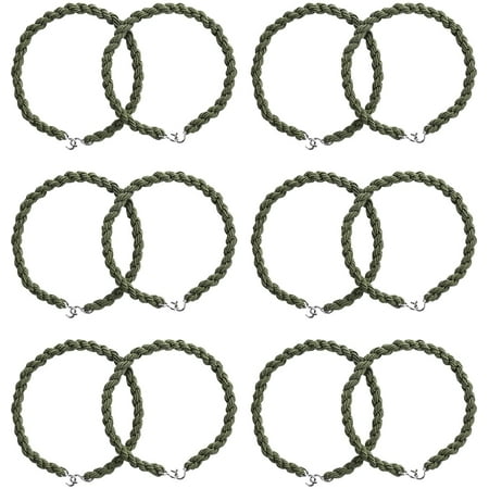 12 Pieces Elastic Boot Straps Military Leg Straps Blousing Garters with ...