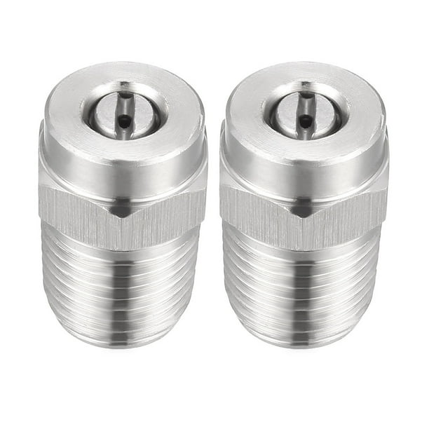 Pressure Washer Nozzle, 1/4 NPT Thread Spray Tip, 2 Pcs (25 Degree, 1 ... Pressure Washer Nozzle, 1/4 NPT Thread Spray Tip, 2 Pcs (25 Degree, 1 ...