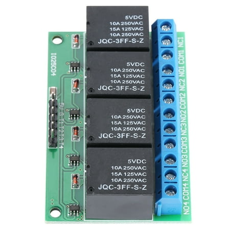 Latch Relay, 4 Channel 5V Flip Flop Latch Relay Bistable Self locking ...