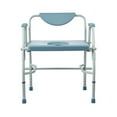 Commode Chair, Bedside Commode with Drop-Down Arms and Detachable ...