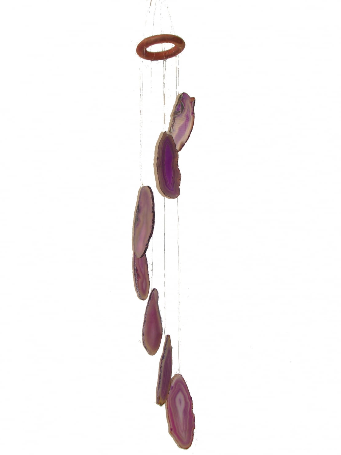 7 Amethyst Agate Slabs Wind chime - Walmart.com