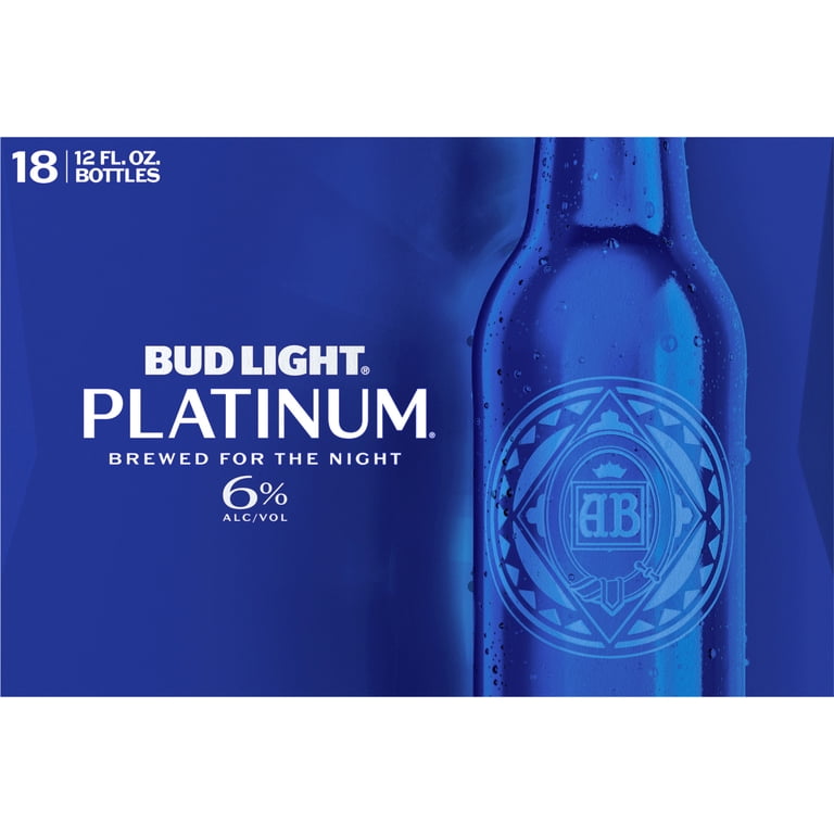 Bud Light Platinum 18 Pack Cans | Shelly Lighting