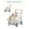 Robud Learning Walk Toddler Play Stand, Multifunctional Wooden Baby ...