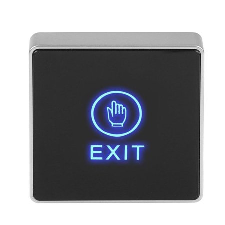 Door Touch Exit Release Unlock Button Switch Panel System Door Push Control System LED Light for ...