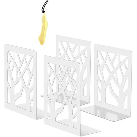 Bookends Metal Bookends Press Hold Holds Design Book, Bookmark Included ...