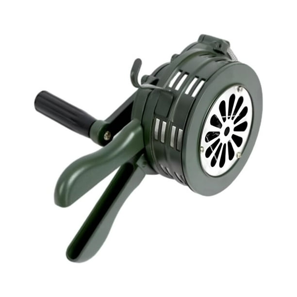 Hand Crank Siren Horn Portable 110dB Manual Operated Alarm Air Raid ...